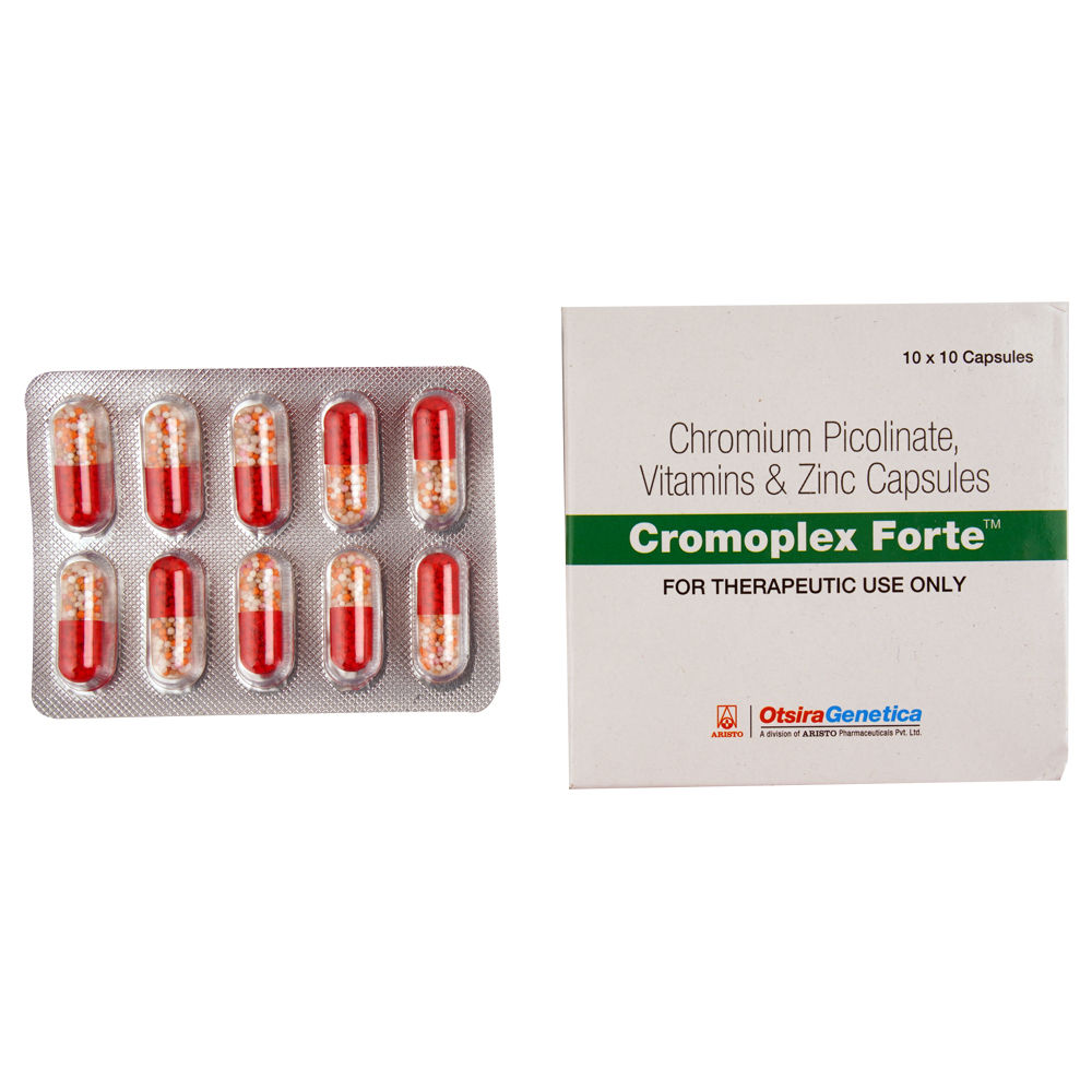 Buy Cromoplex-Forte 10 Capsules Online at Best Prices | Wellness Forever