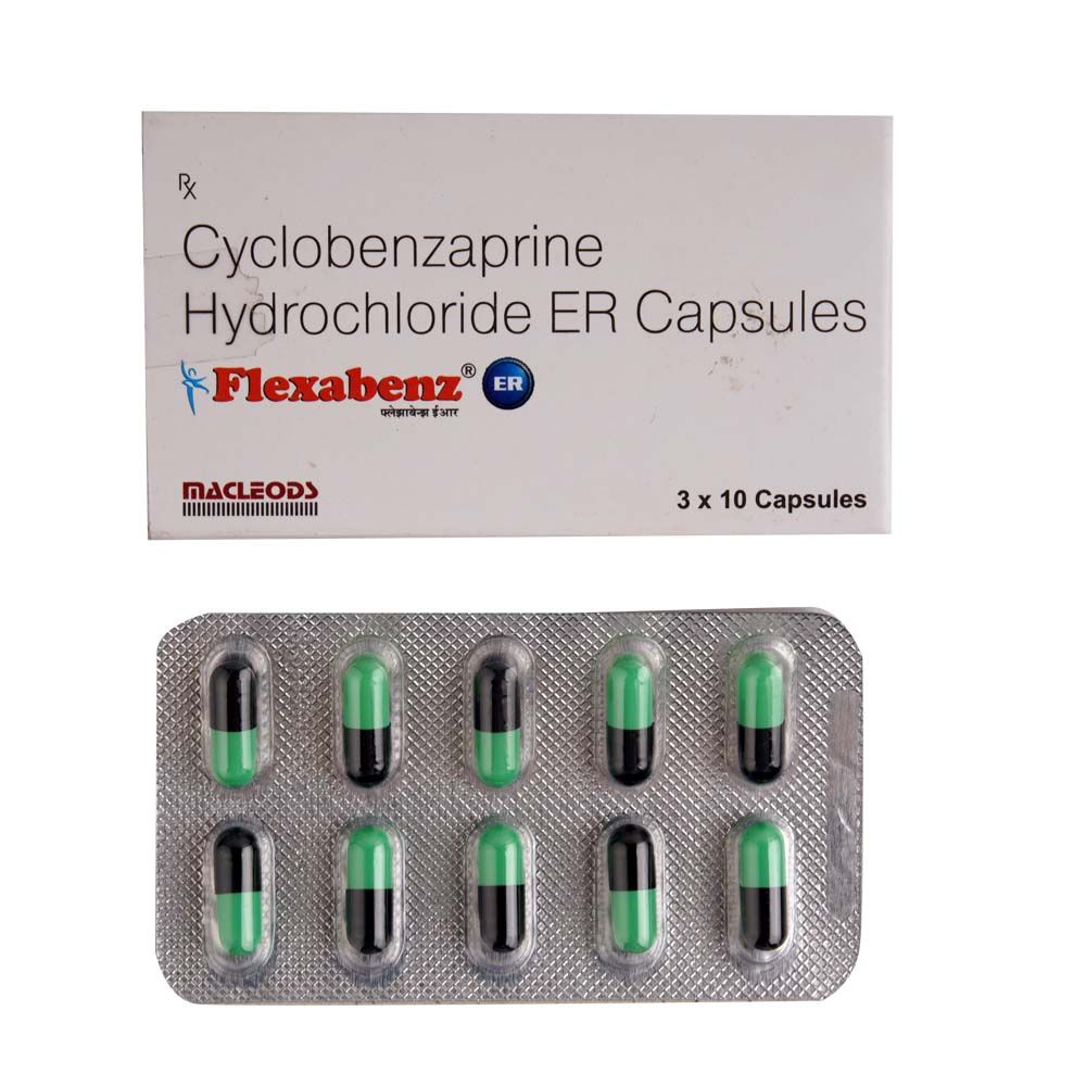 Buy Flexabenz-ER 10 Capsules Online at Best Prices | Wellness Forever