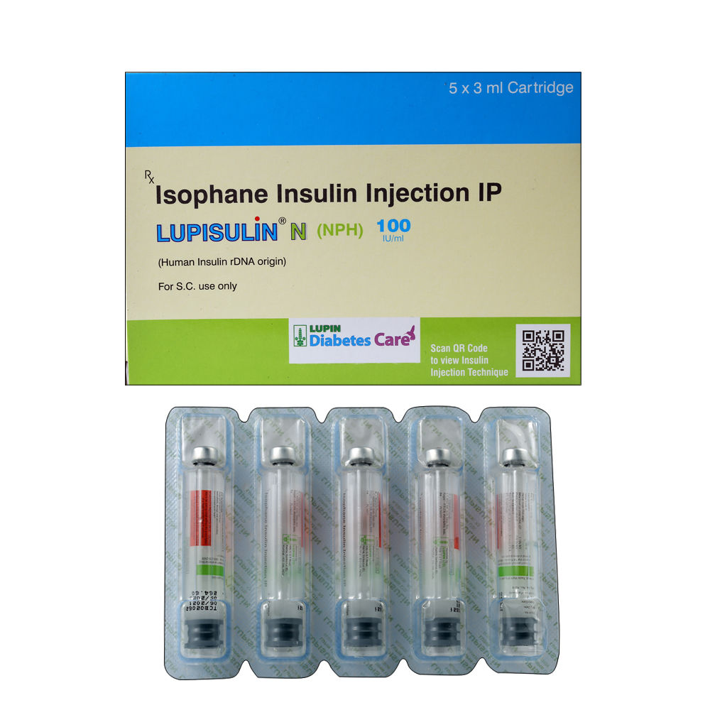 Buy Lupisulin N 100IU Cartridge 3 ml Online at Best Prices | Wellness ...
