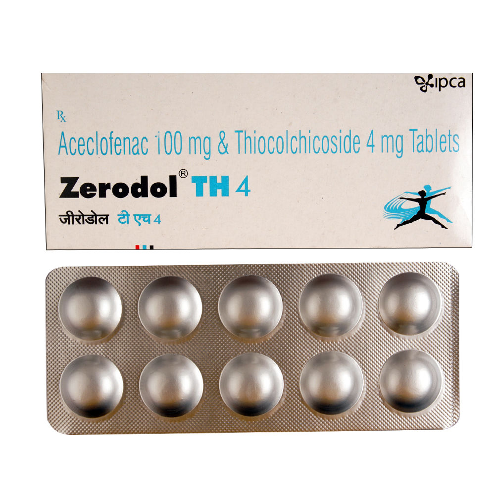 Buy Zerodol-TH 4mg 10 Tablets Online at Best Prices | Wellness Forever