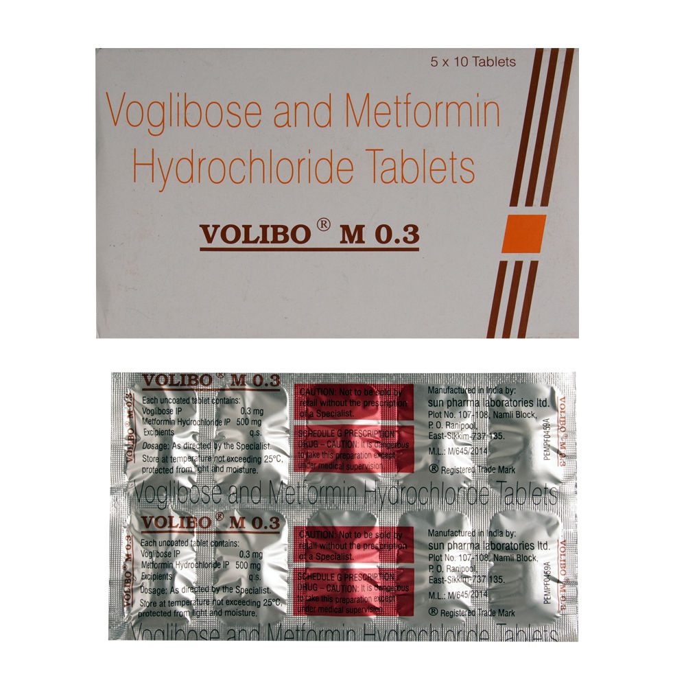 Buy Volibo-M 0.3mg 10 Tablets Online at Best Prices | Wellness Forever