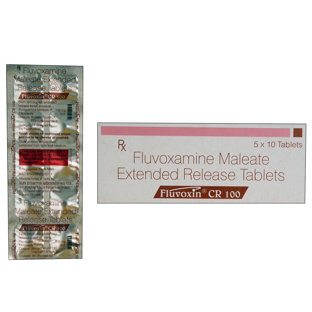 Buy Fluvoxin-CR 100mg 10 Tablets Online at Best Prices | Wellness Forever