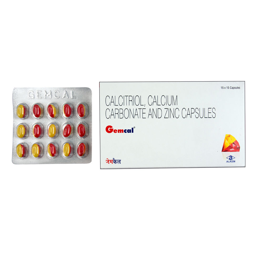 Buy Gemcal 15 Capsules Online at Best Prices | Wellness Forever