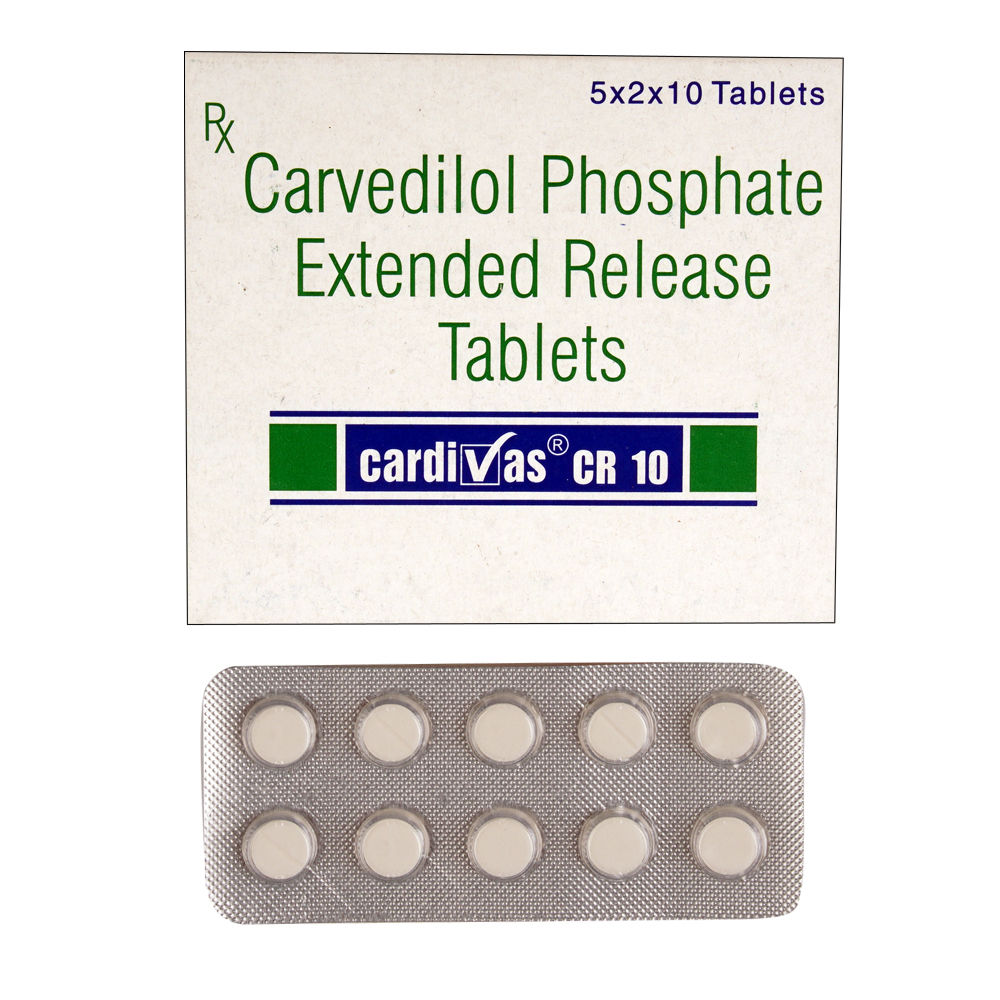 Buy Cardivas-CR 10mg 10 Tablets Online at Best Prices | Wellness Forever