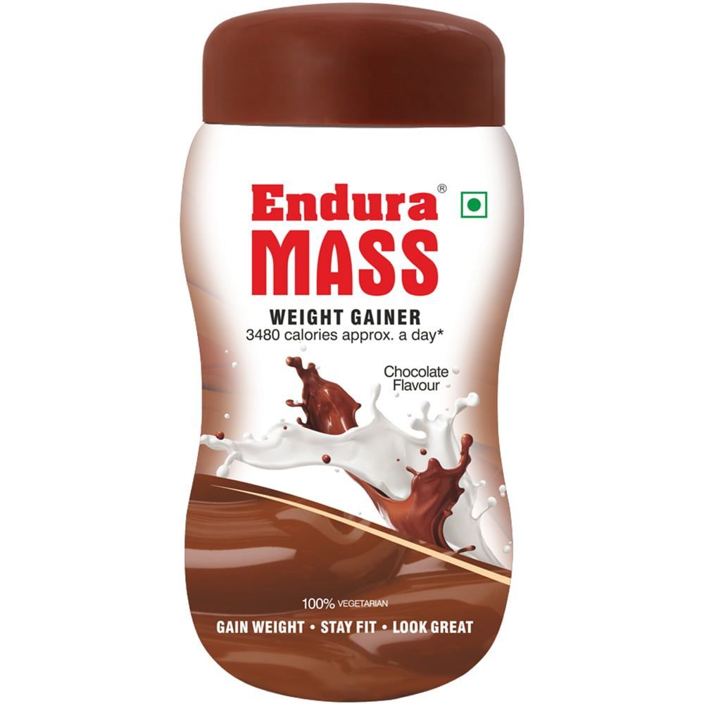 Buy Endura Mass Weight Gain Powder Chocolate 500g Online at Best Prices ...