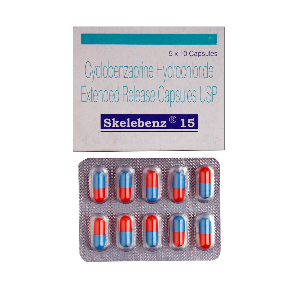 Buy Skelebenz 15mg 10 Capsules Online at Best Prices | Wellness Forever