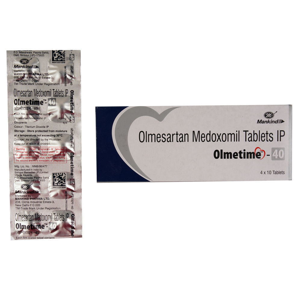 Buy Olmetime 40mg 10 Tablets Online at Best Prices | Wellness Forever