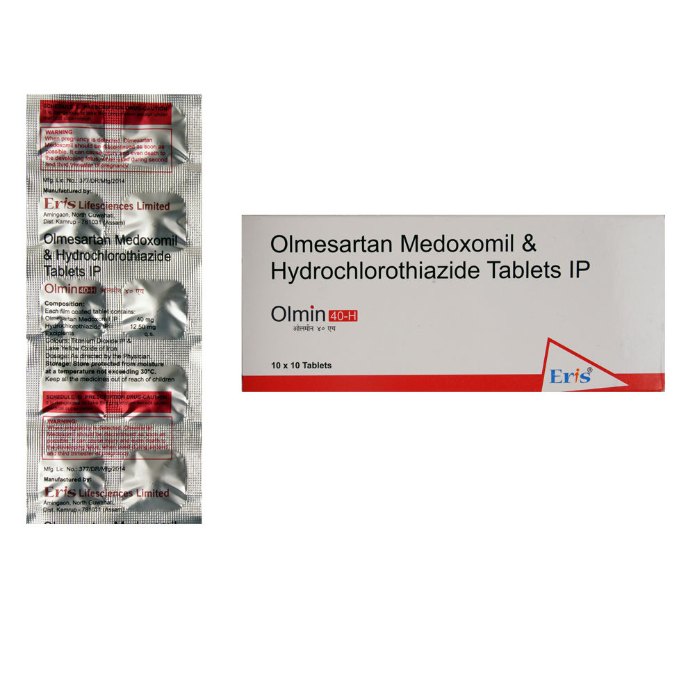 Buy Olmin-H 40mg 10 Tablets Online at Best Prices | Wellness Forever