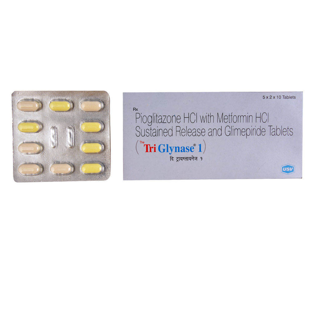 Buy Triglynase 1mg 10 Tablets Online at Best Prices | Wellness Forever