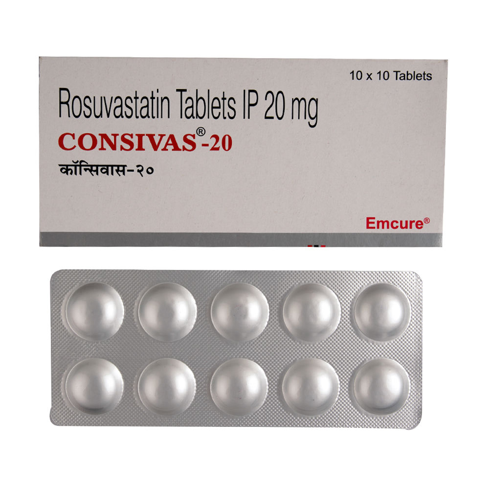Buy Consivas 20mg 10 Tablets Online at Best Prices | Wellness Forever
