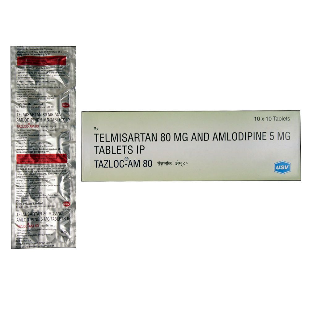 Buy Tazloc-AM 80mg 10 Tablets Online at Best Prices | Wellness Forever