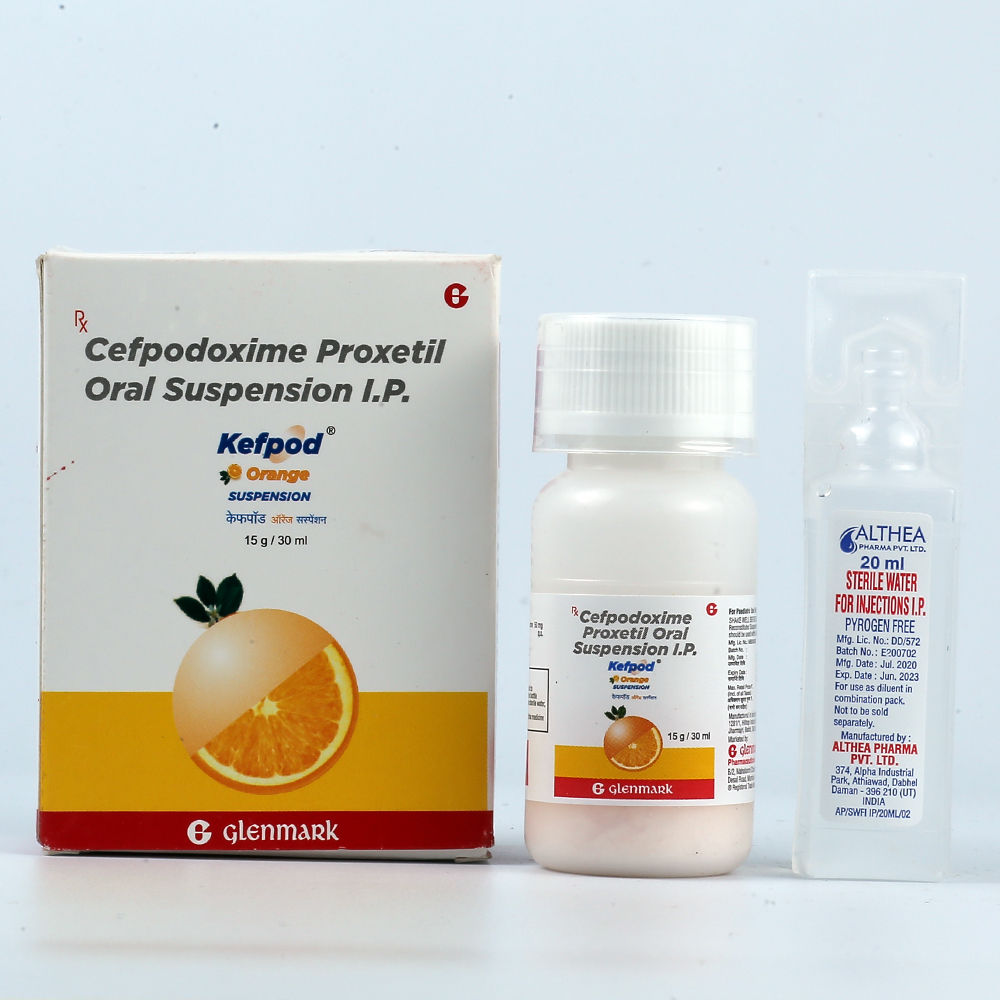 Buy Kefpod Orange 50mg Syrup 30 ml Online at Best Prices | Wellness Forever