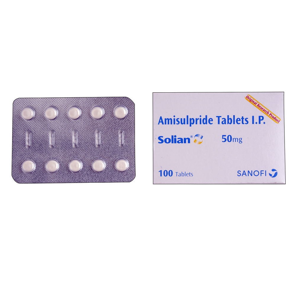 Buy Solian 50mg 10 Tablets Online at Best Prices | Wellness Forever