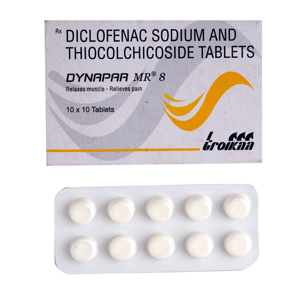 Buy Dynapar-MR 8mg 10 Tablets Online at Best Prices | Wellness Forever