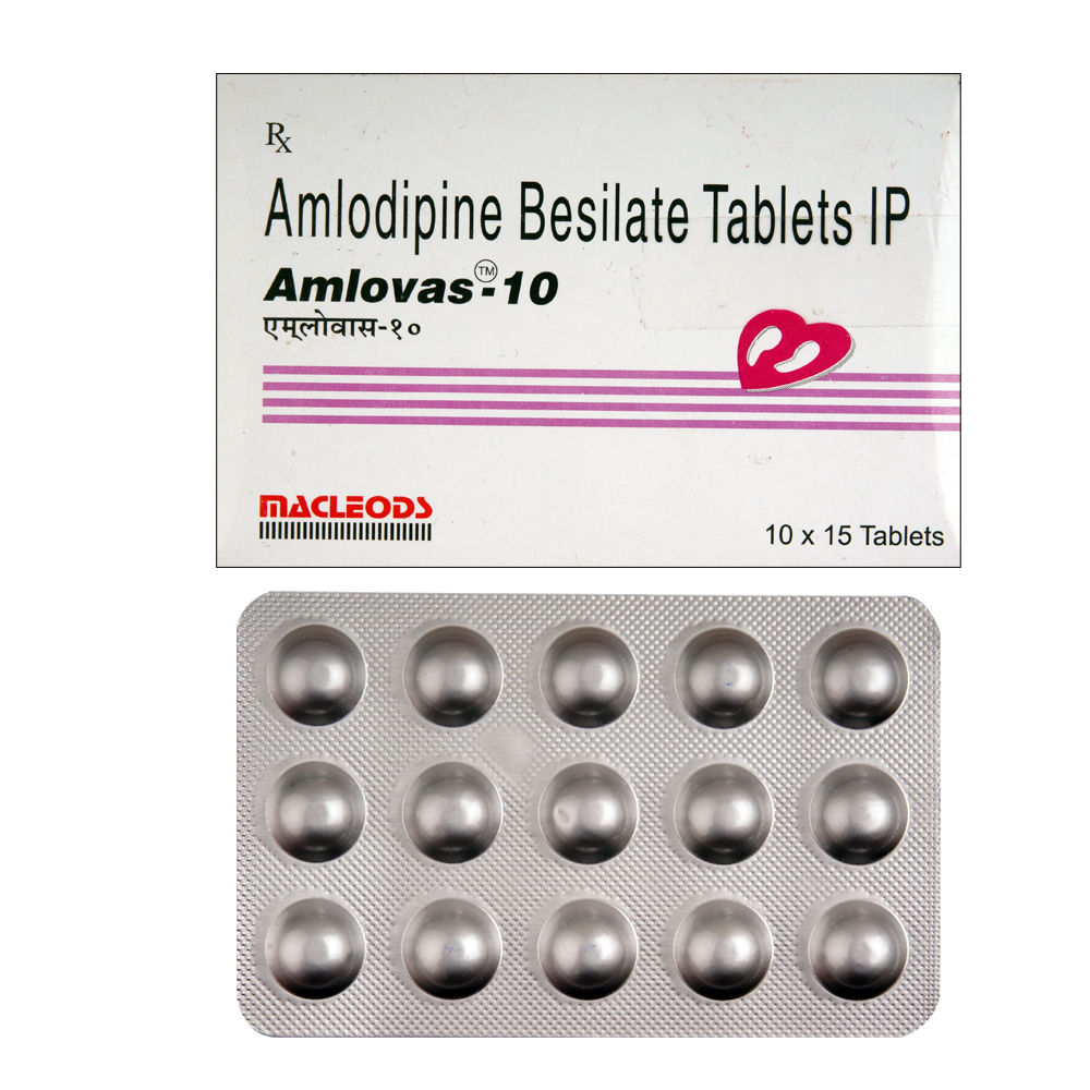 Buy Amlovas 10mg 15 Tablets Online at Best Prices | Wellness Forever
