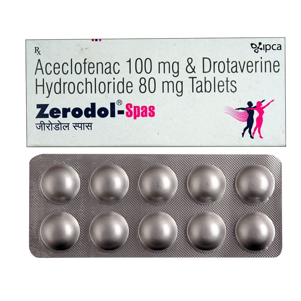 Buy Zerodol-Spas 10 Tablets Online at Best Prices | Wellness Forever