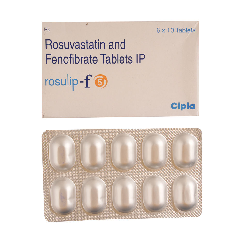 Buy Rosulip-F 5mg 10 Tablets Online at Best Prices | Wellness Forever