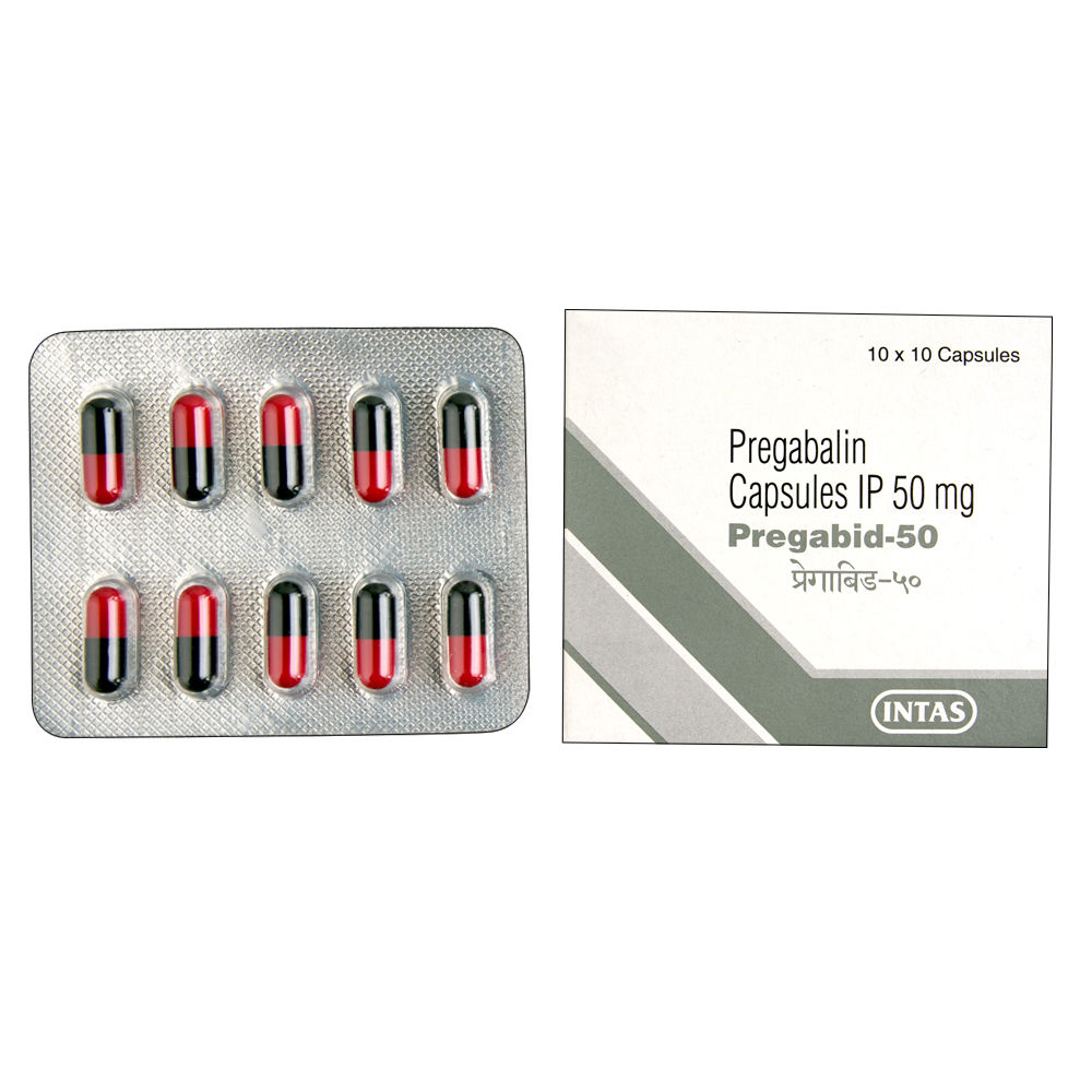 Buy Pregabid 50mg 10 Capsules Online at Best Prices | Wellness Forever