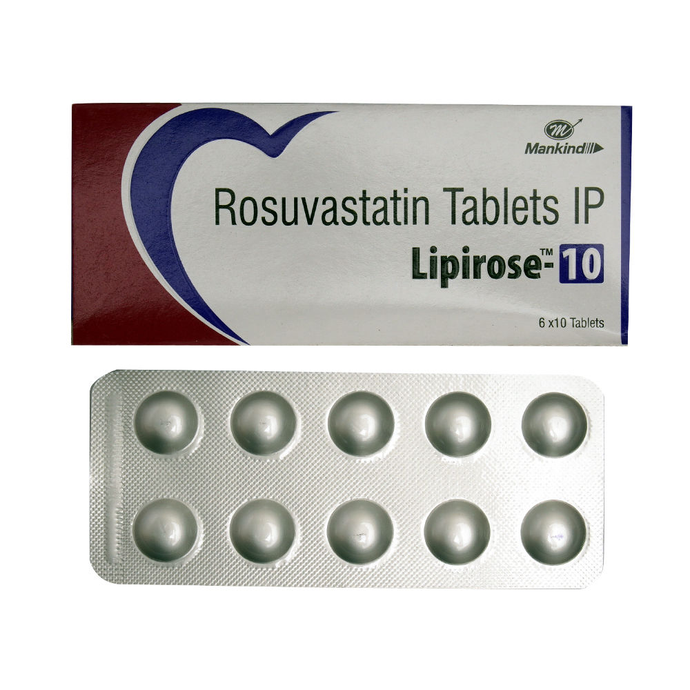 Buy Lipirose 10mg 10 Tablets Online at Best Prices | Wellness Forever