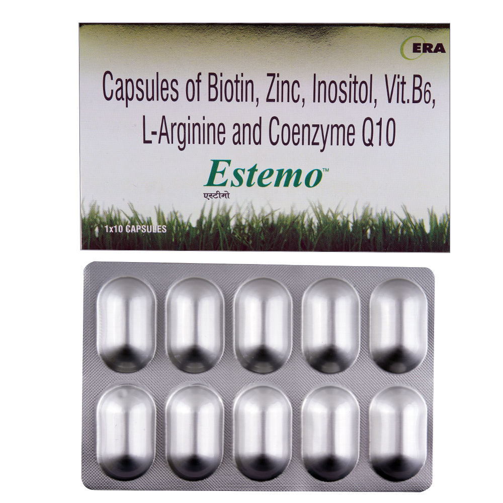 Buy Estemo 10 Capsules Online at Best Prices | Wellness Forever
