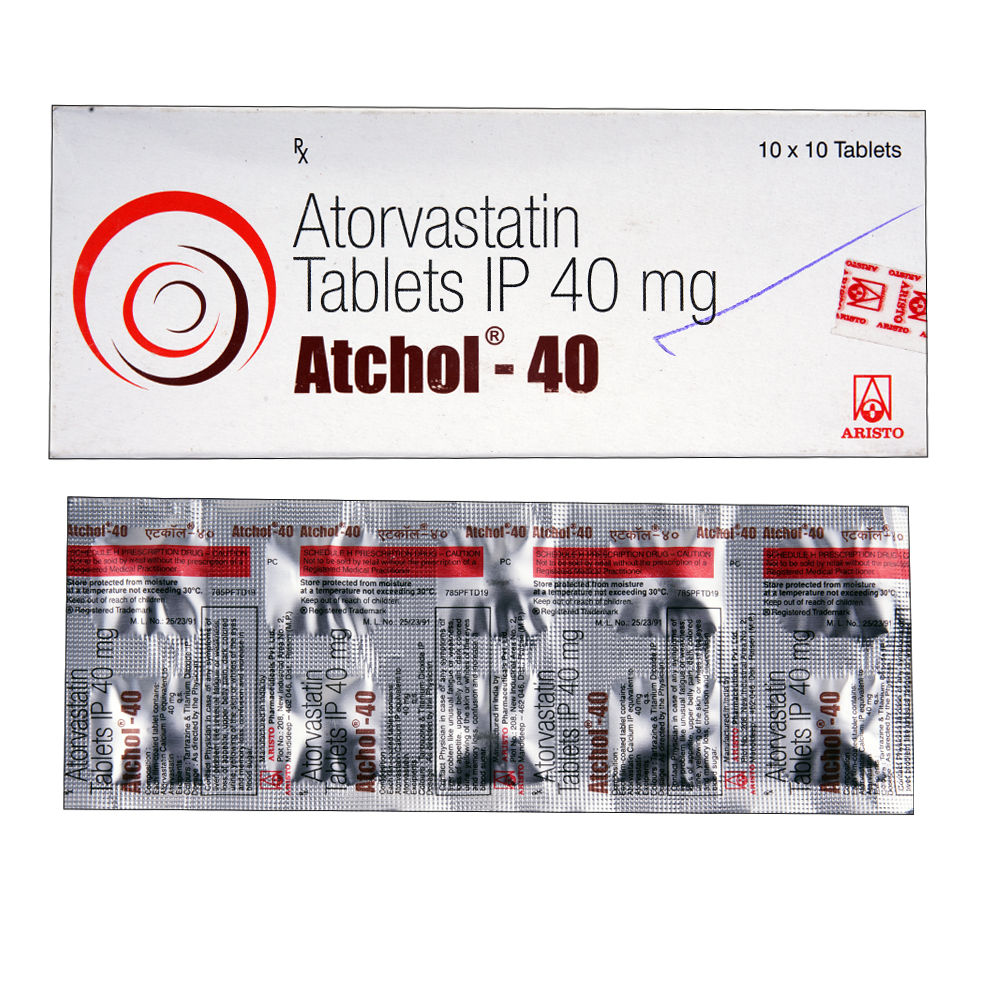 Buy Atchol 40mg 10 Tablets Online at Best Prices | Wellness Forever