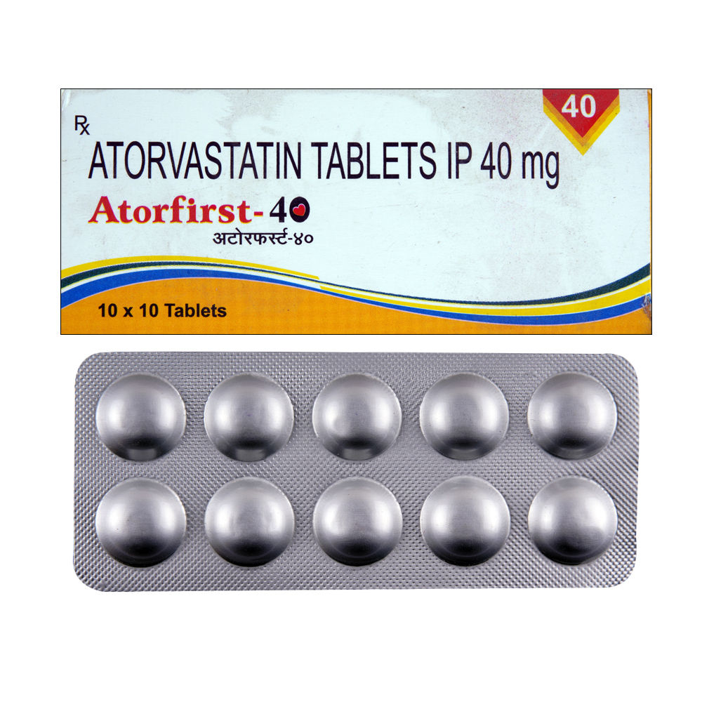 Buy Atorfirst 40mg 10 Tablets Online at Best Prices | Wellness Forever