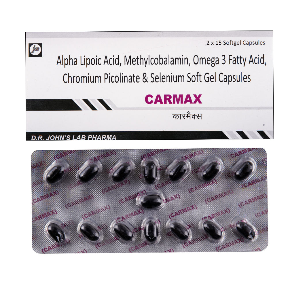 Buy Carmax 15 Capsules Online at Best Prices | Wellness Forever