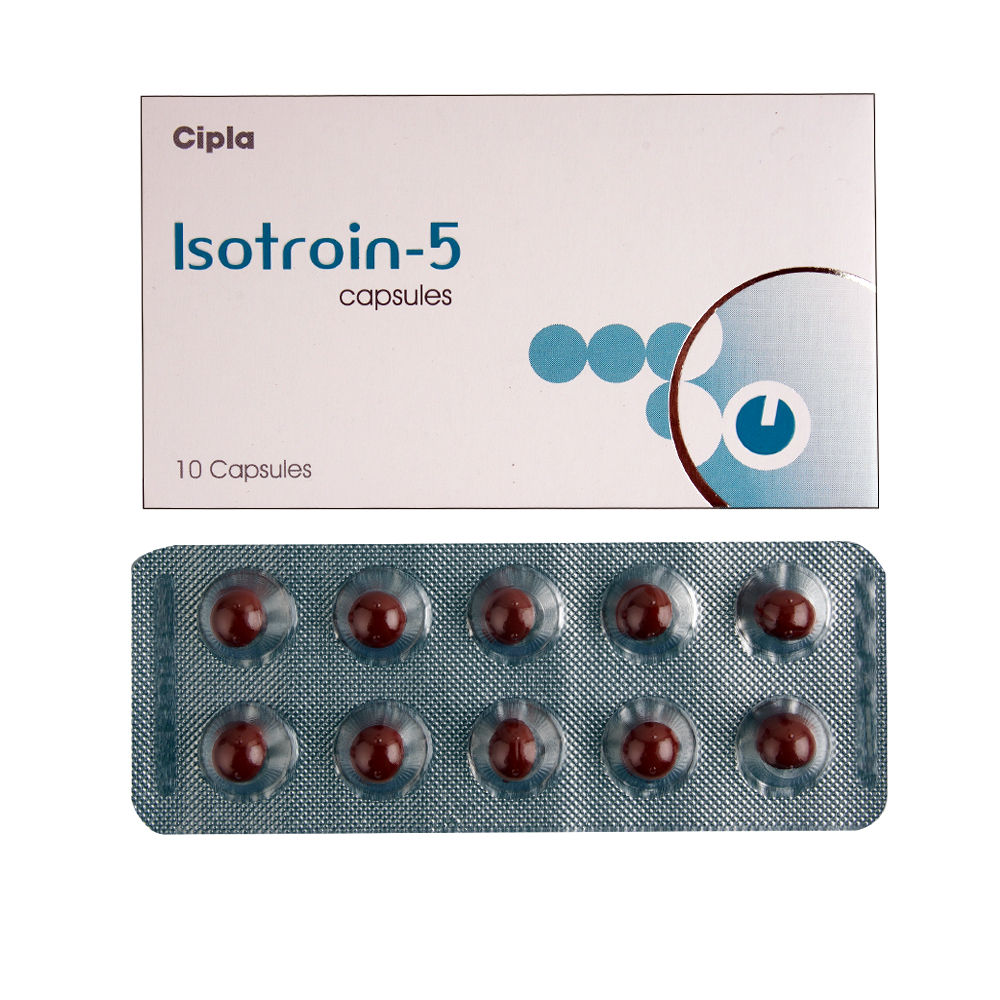 Buy Isotroin 5mg 10 Capsules Online at Best Prices | Wellness Forever
