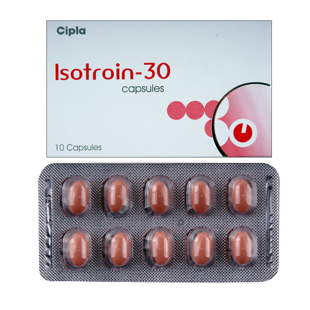 Buy Isotroin 30mg 10 Capsules Online at Best Prices | Wellness Forever