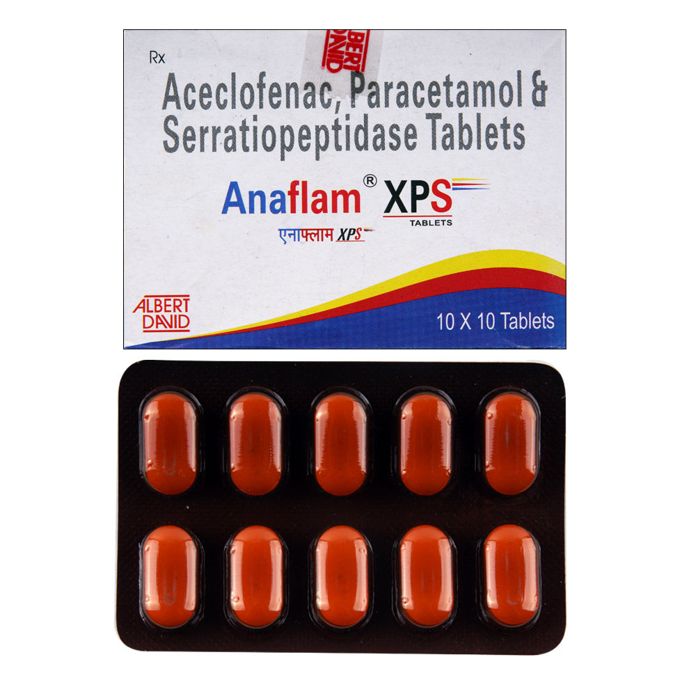 Buy Anaflam-XPS 10 Tablets Online at Best Prices | Wellness Forever