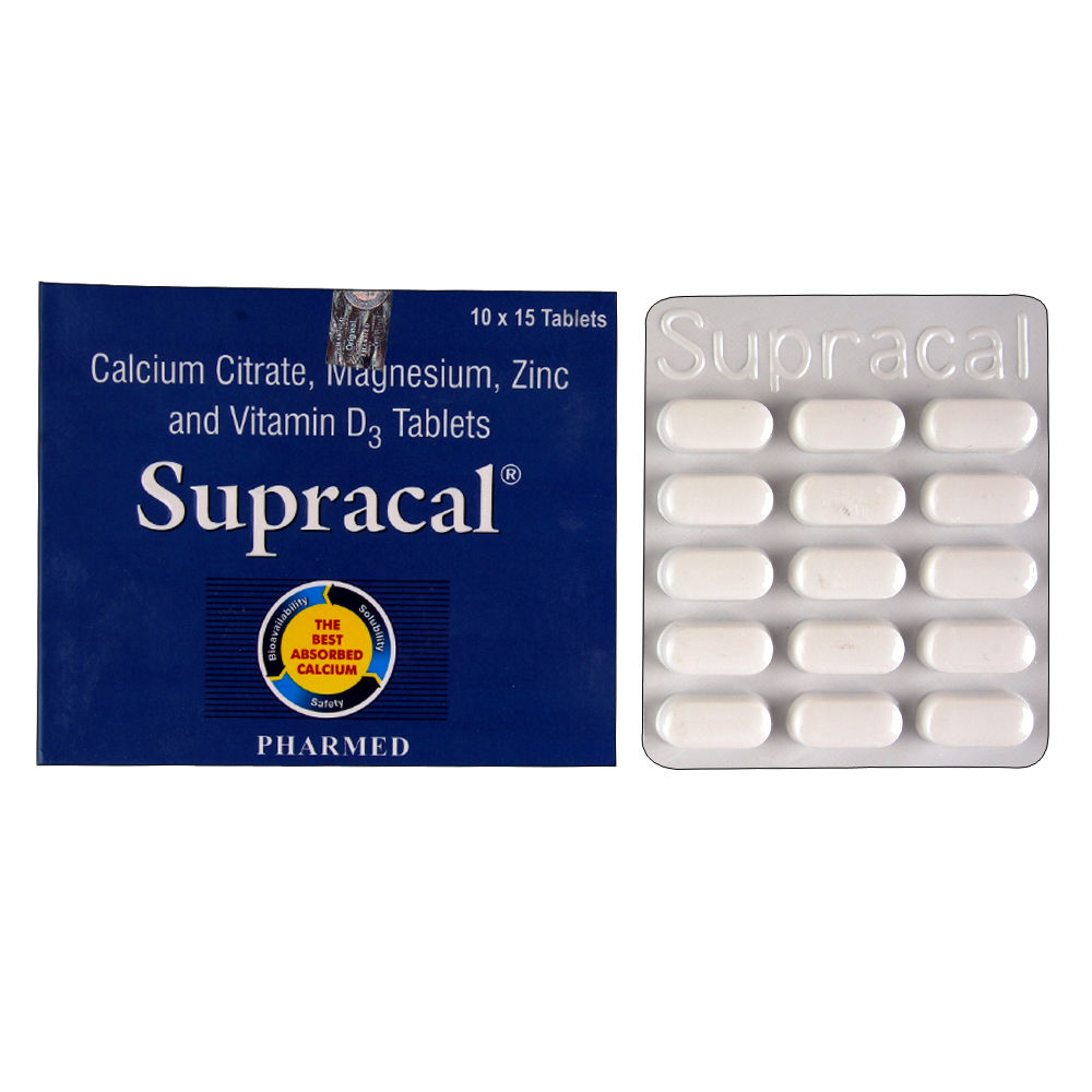 Buy Supracal 15 Tablets Online at Best Prices | Wellness Forever