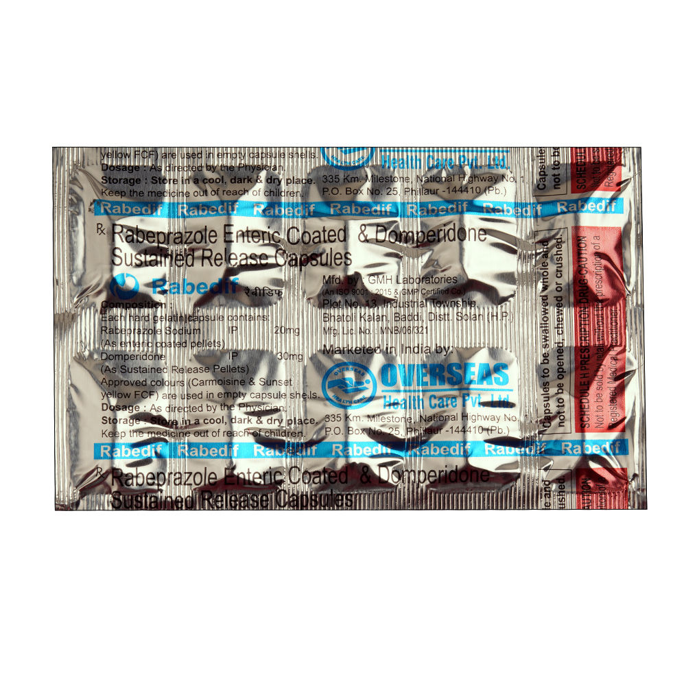 Buy Rabedif 10 Capsules Online at Best Prices | Wellness Forever