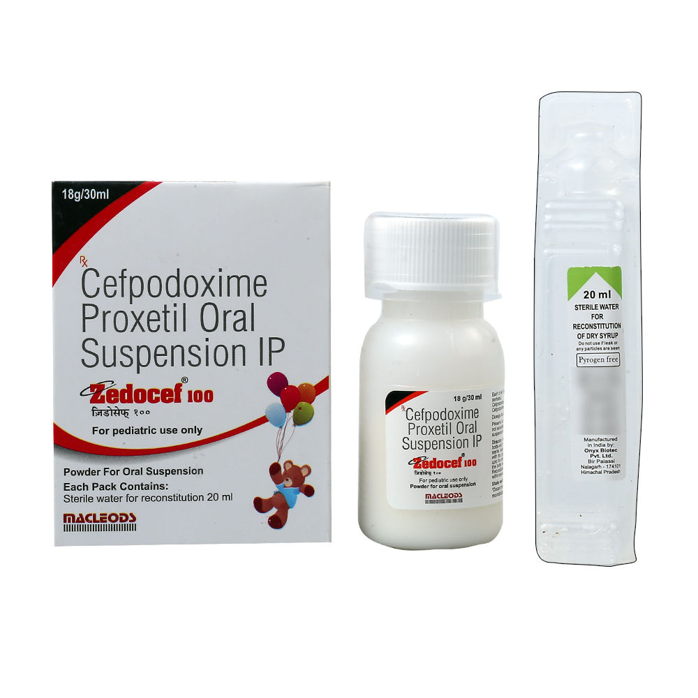 Buy Zedocef 100mg Dry Syrup 30 ml Online at Best Prices | Wellness Forever
