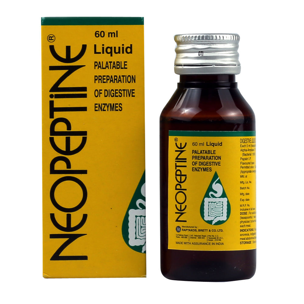 Buy Neopeptine Syrup 60 ml Online at Best Prices | Wellness Forever