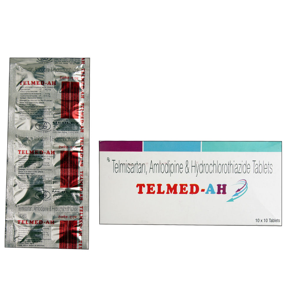 Buy Telmed-AH 40mg 10 Tablets Online at Best Prices | Wellness Forever