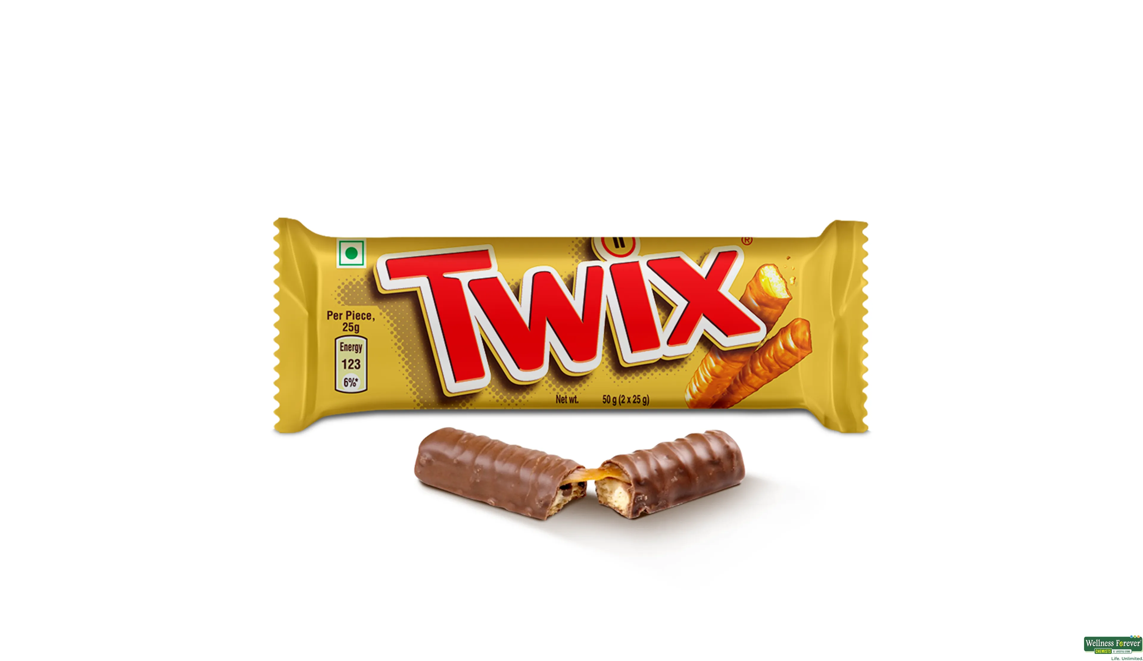Buy Twix Chocolate Bar 58 G Online At Best Prices Wellness Forever