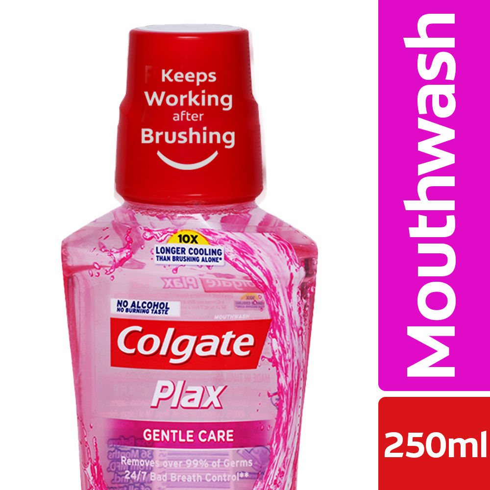 Buy Colgate Plax Mouthwash, Gentle Care, 250 ml Online at Best Prices ...