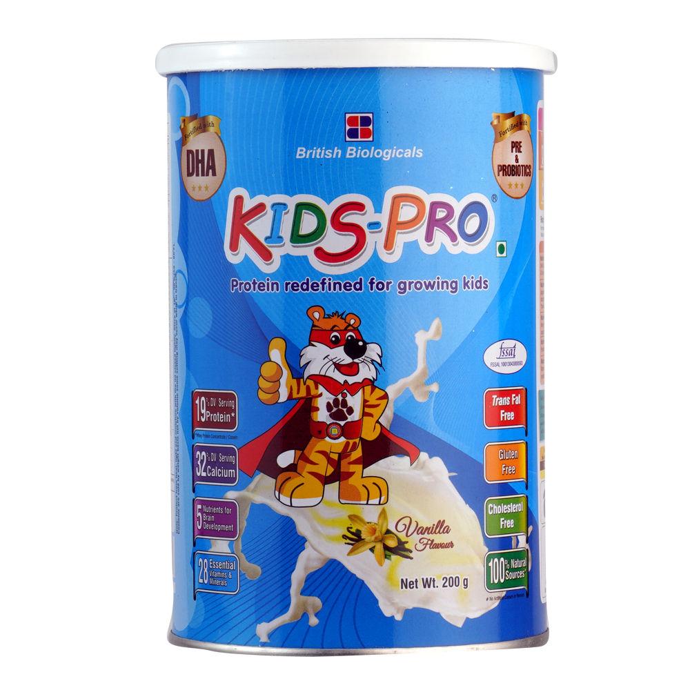 Buy Kids-Pro Vanilla Powder 200 g Online at Best Prices | Wellness Forever