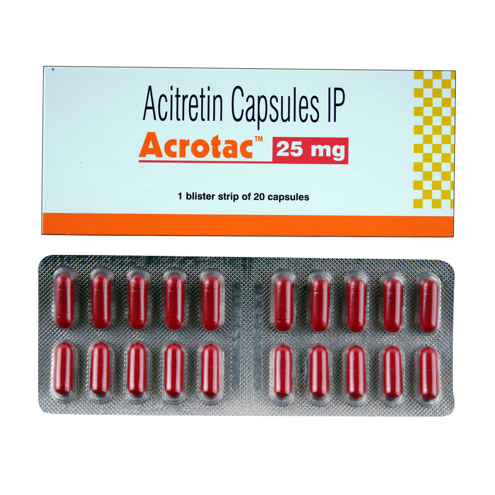 Buy Acrotac 25mg 20 Capsules Online at Best Prices | Wellness Forever