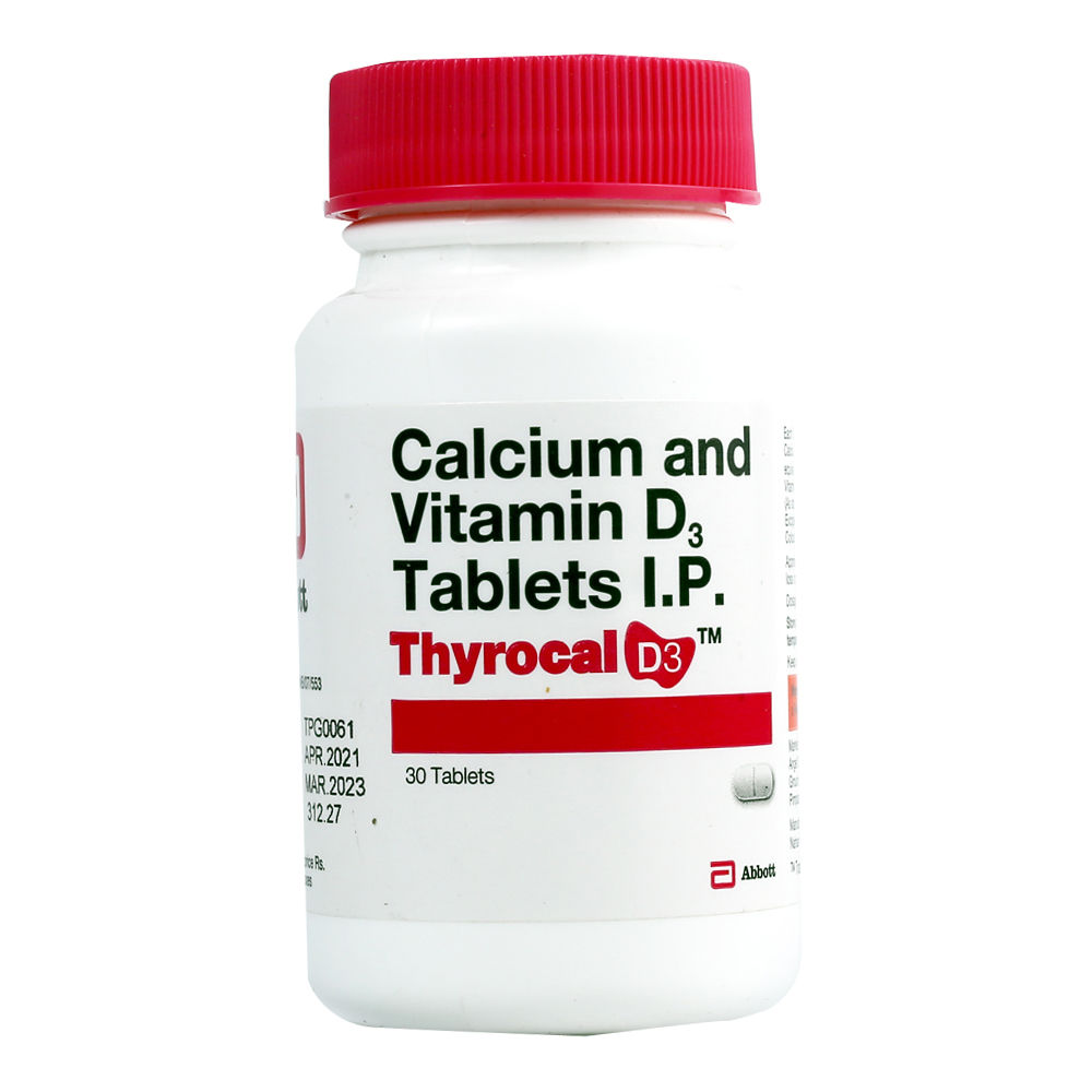 Buy Thyrocal-D3 30 Tablets Online at Best Prices | Wellness Forever