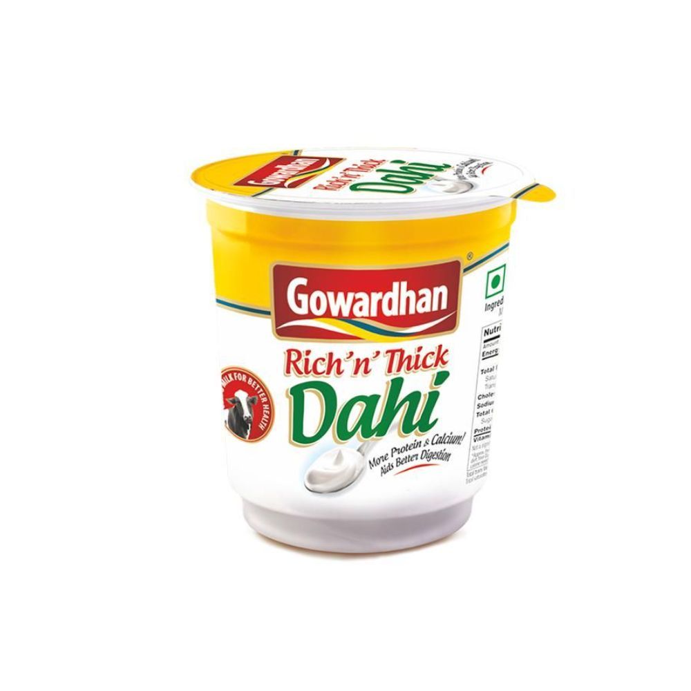 Buy Gowardhan Fresh 'n' Thick Dahi, 400 g Online at Best Prices ...