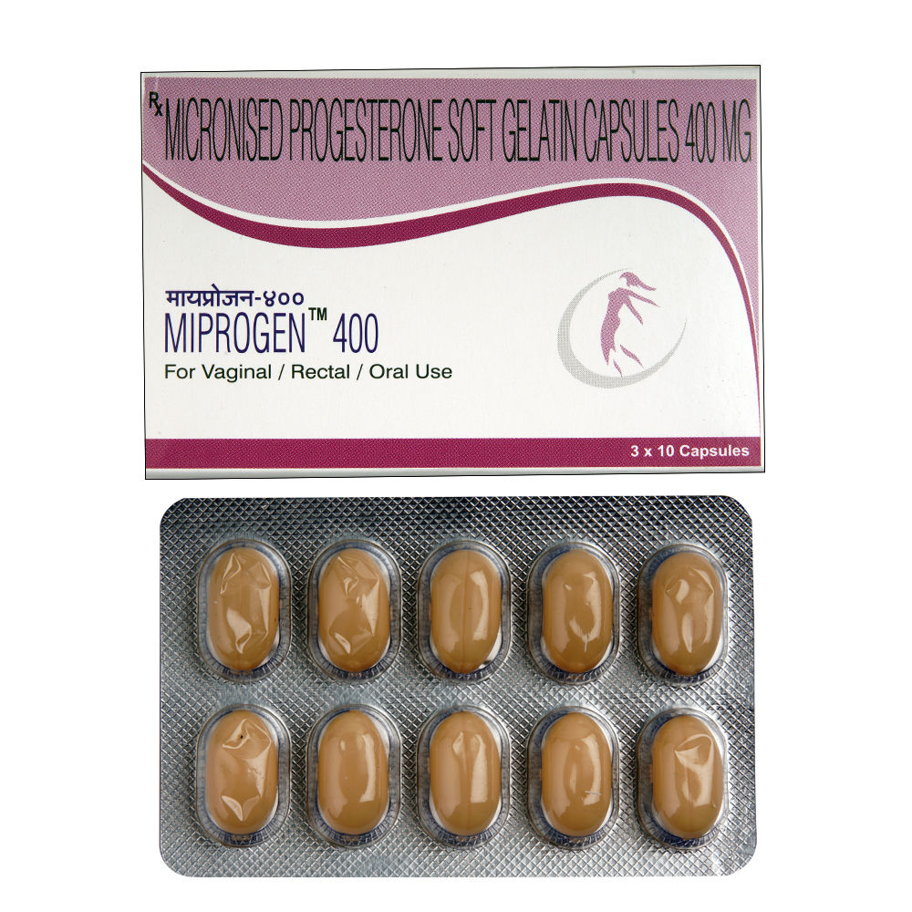 Buy Miprogen 400mg 10 Capsules Online at Best Prices | Wellness Forever