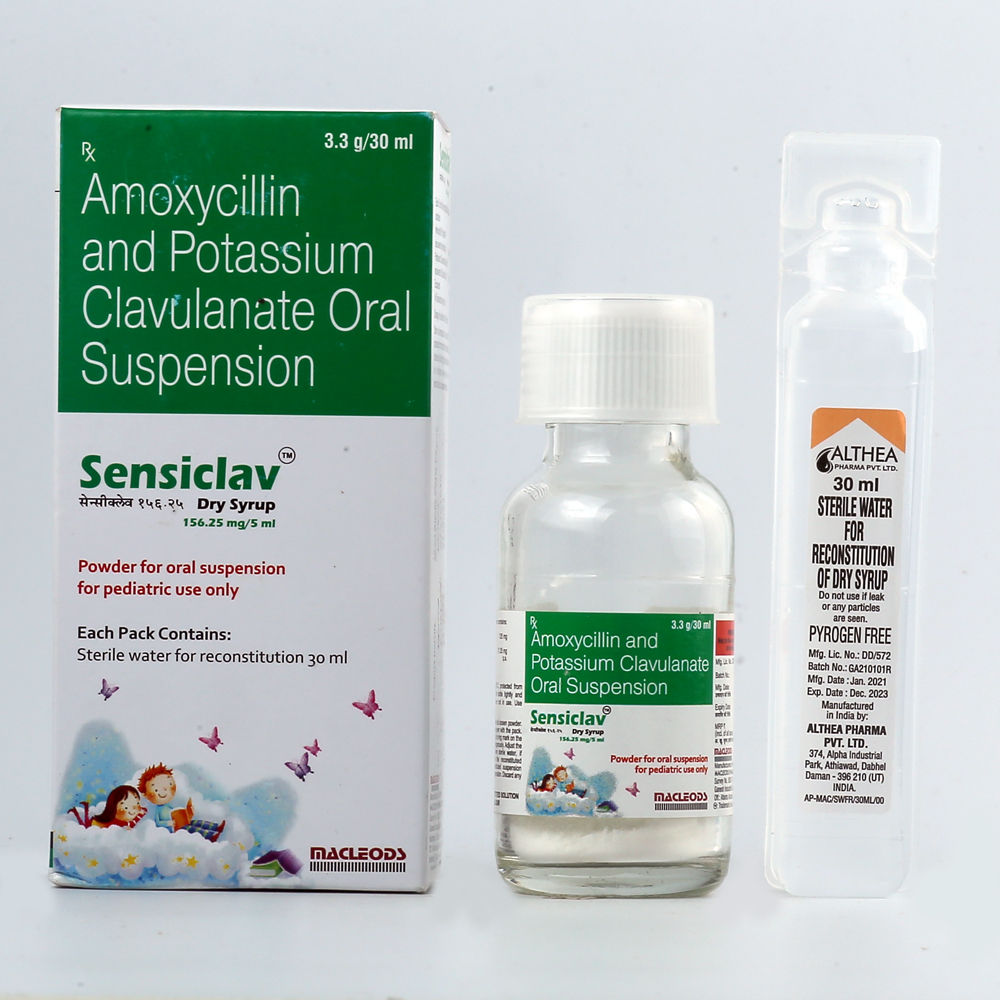 Buy Sensiclav 156.25mg Syrup 30 ml Online at Best Prices | Wellness Forever