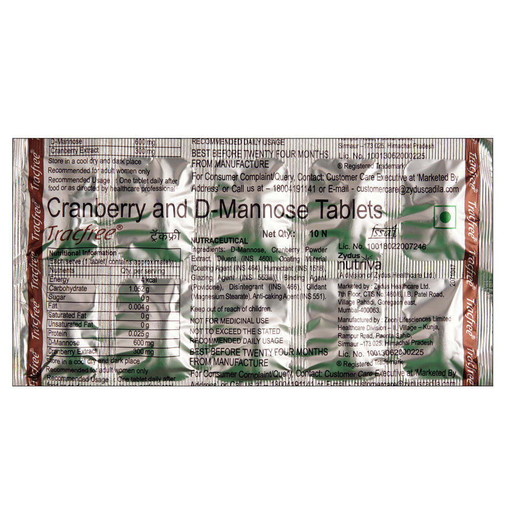 Buy Tracfree 10 Tablets Online at Best Prices | Wellness Forever