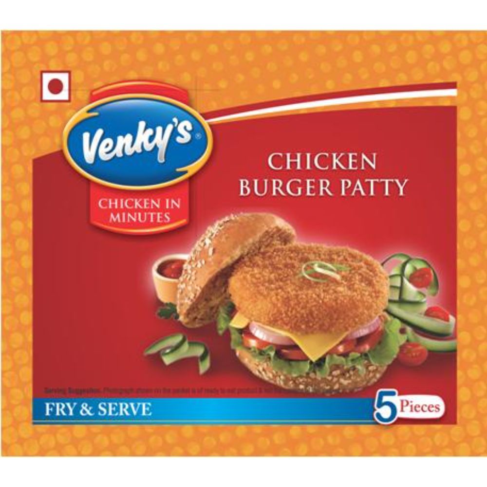 Buy Venky's Snacks Chicken Burger Patty, 250 g Online at Best Prices ...