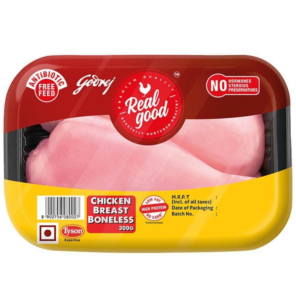 Buy Real Good Boneless Chicken Breast, 300 g Online at Best Prices ...