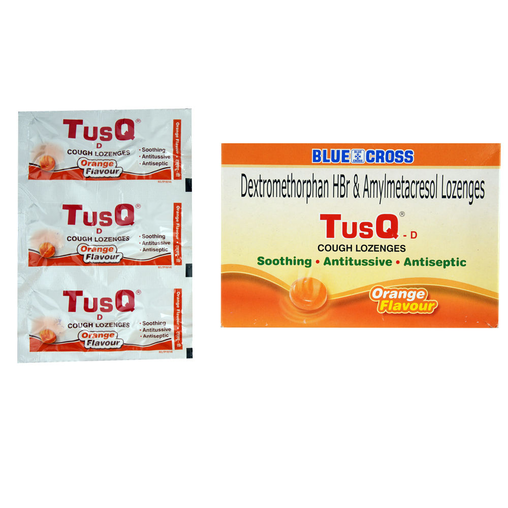 Buy Tusq-D Cough Lozenges 6 Tablets Online at Best Prices | Wellness ...