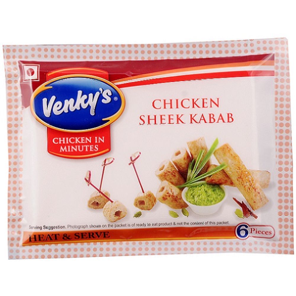 Buy Venky's Chicken Sheek Kabab, 250 g Online at Best Prices | Wellness ...
