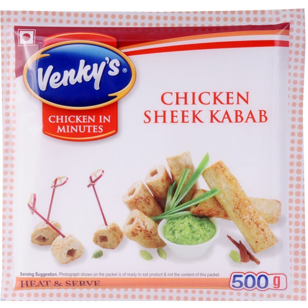 Buy Venky's Chicken Sheek Kabab, 500 g Online at Best Prices | Wellness ...