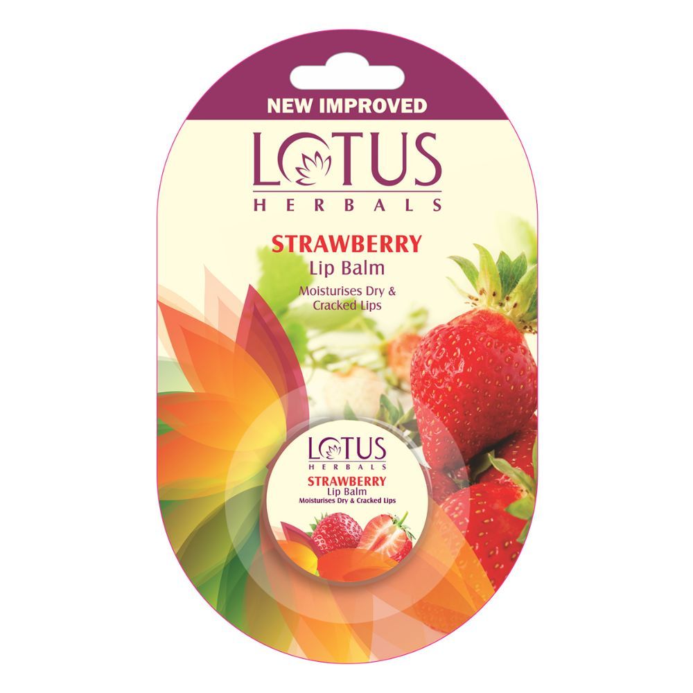 Buy Lotus Herbals Lip Balm Strawberry 5g Online at Best Prices ...